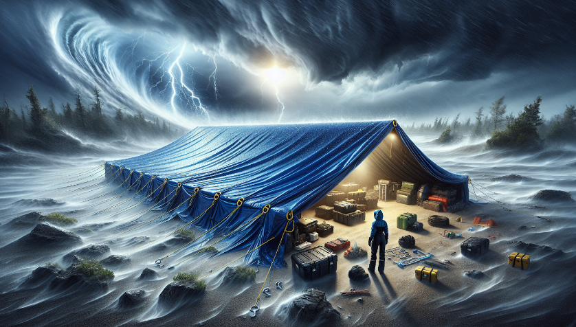 How to Select a Large Tarp Heavy Duty for Extreme Weather – Brix Tarps